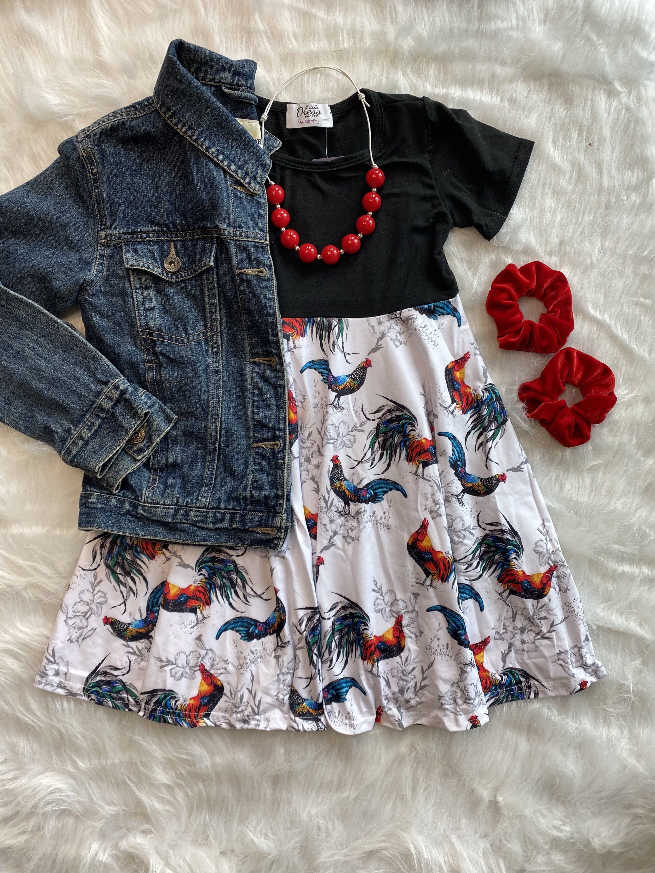Twirly Rooster/Chicken Dress - Walmart.com