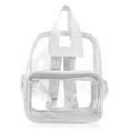 DALIX Small Clear Backpack Transparent PVC Security Security School Bag ...
