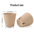 100lots Decomposable Nursery Containers Biodegradables Seedling Peat ...