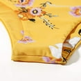 Tponi One Piece Swimsuits For Women One Piece Yellow Womens Bikini