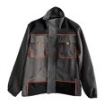 BRGZLK Work Jacket Men Solid Color Long Sleeve Work Uniform Multi ...