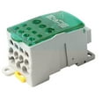 80A~500A Power Junction Box Distribution Terminal Block Connector, DIN Rail, Green, 500A ...