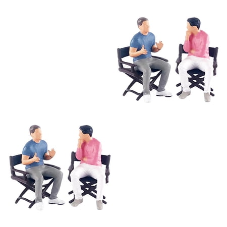 keepw 1/2/3 1/64 Figures Talking Scene Tiny People Miniature for ...