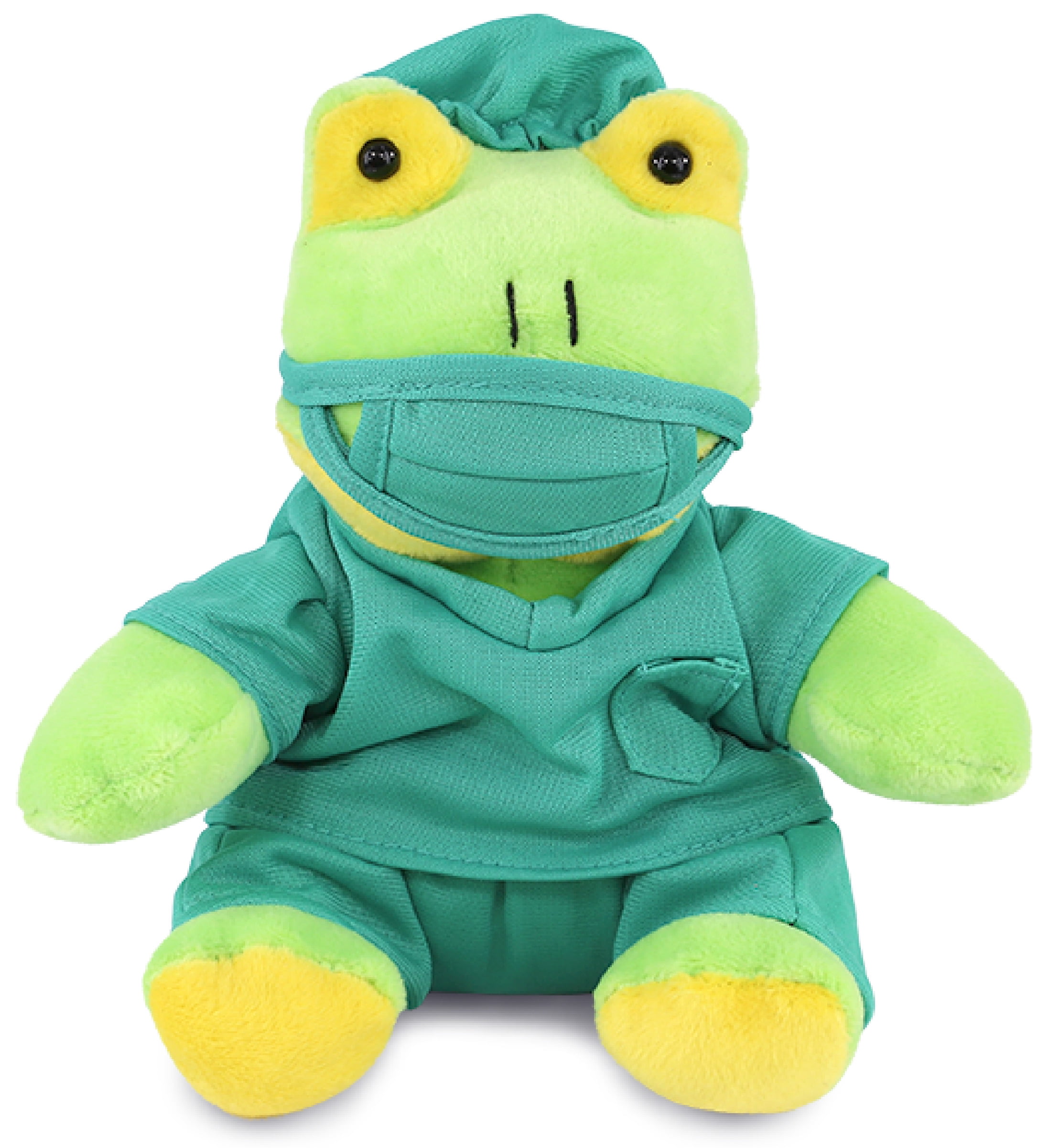 DolliBu Frog Doctor Plush Toy - Super Soft Frog Doctor Stuffed Animal ...