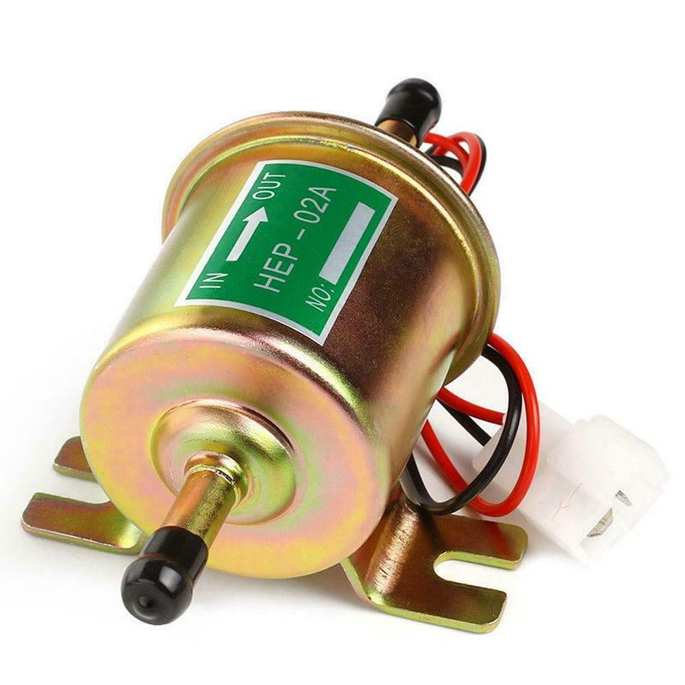 Universal Electric Fuel Pump HEP-02A 4-7PSI 12V Inline Low Pressure Gas ...