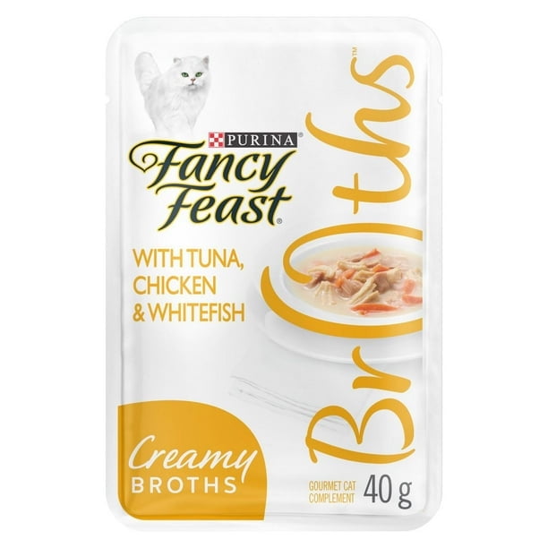 Click here for Fancy Feast Creamy Broths With Tuna  Chicken & Whi... prices