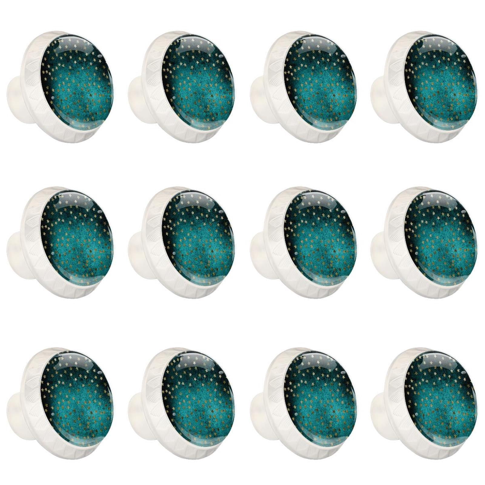12 Pcs Starry Night Sky Knobs for Kitchen Cabinet Cupboard Dresser ...