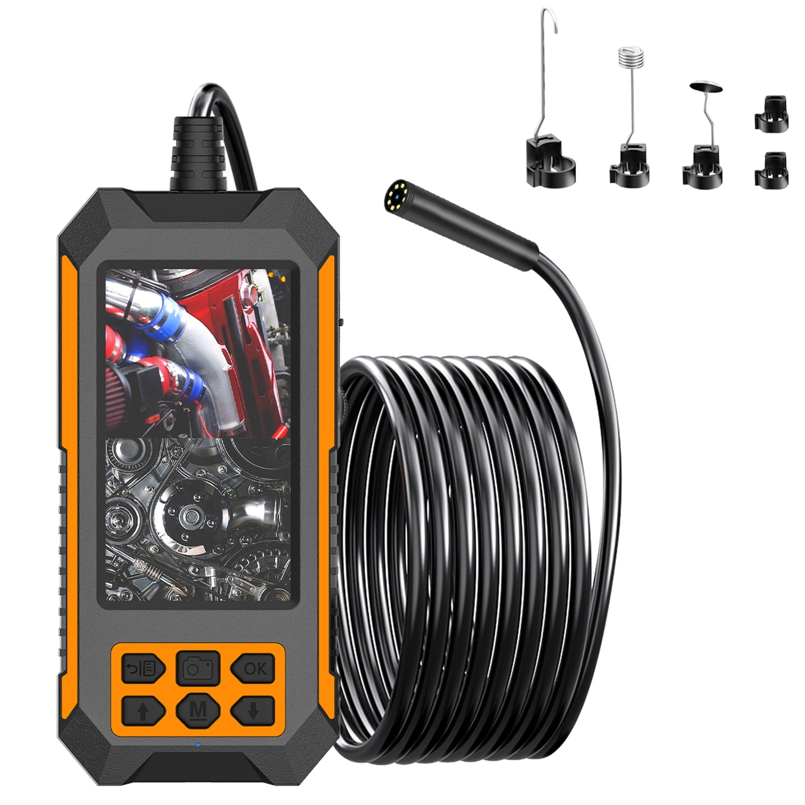 Endoscope Industrial Endoscope, 1080P HD Borescope Tools with 4.5" IPS ...