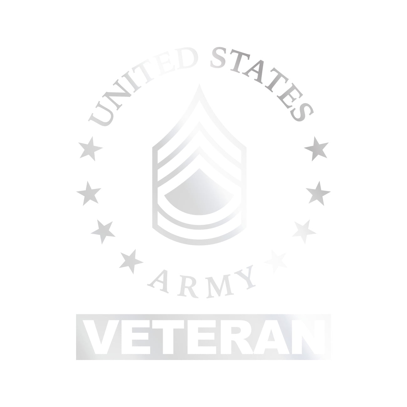 E-7 Sergeant First Class Veteran US Army Rank Sticker Decal Die Cut ...