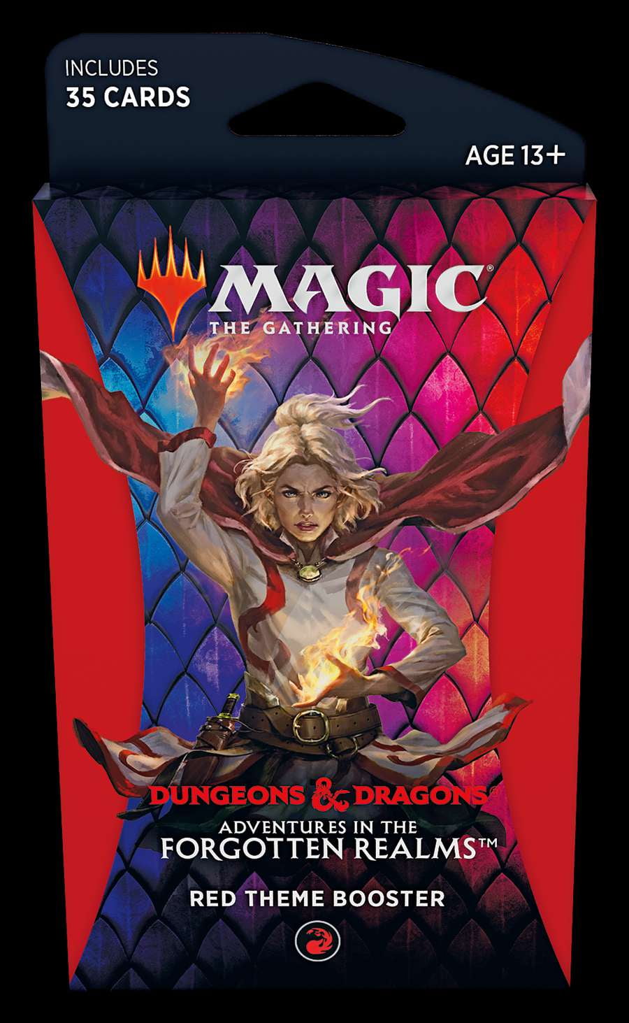 MtG Adventures in the Forgotten Realms Red Theme Booster (35 Cards ...