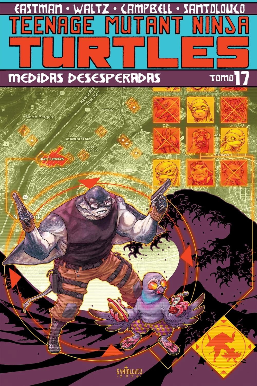 Teenage Mutant Ninja Turtles Medidas Desesperadas Tomo 17 Blanco ...