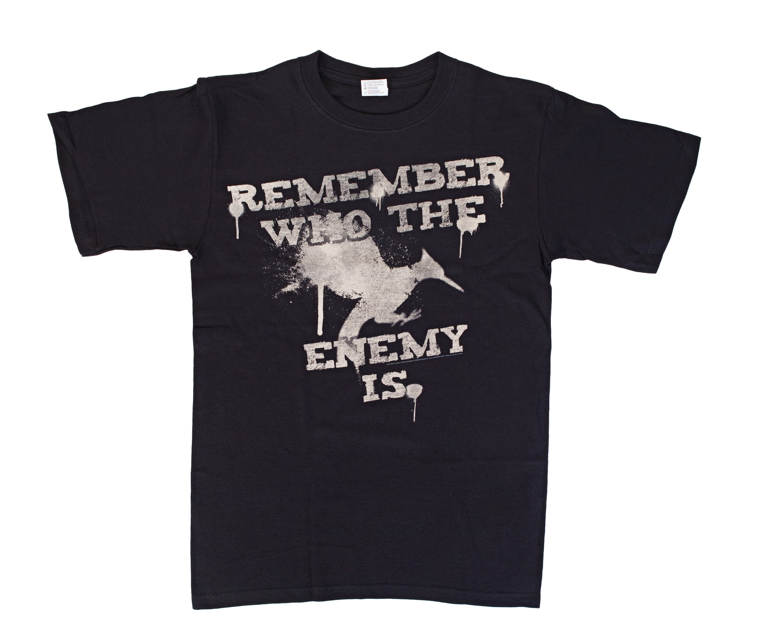 The Hunger Games 2: Catching Fire Remember Who The Enemy Is T-Shirt | L ...