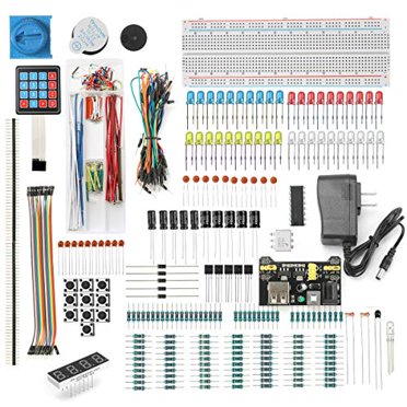 smraza basic starter kit with breadboard,power supply,jumper wires ...