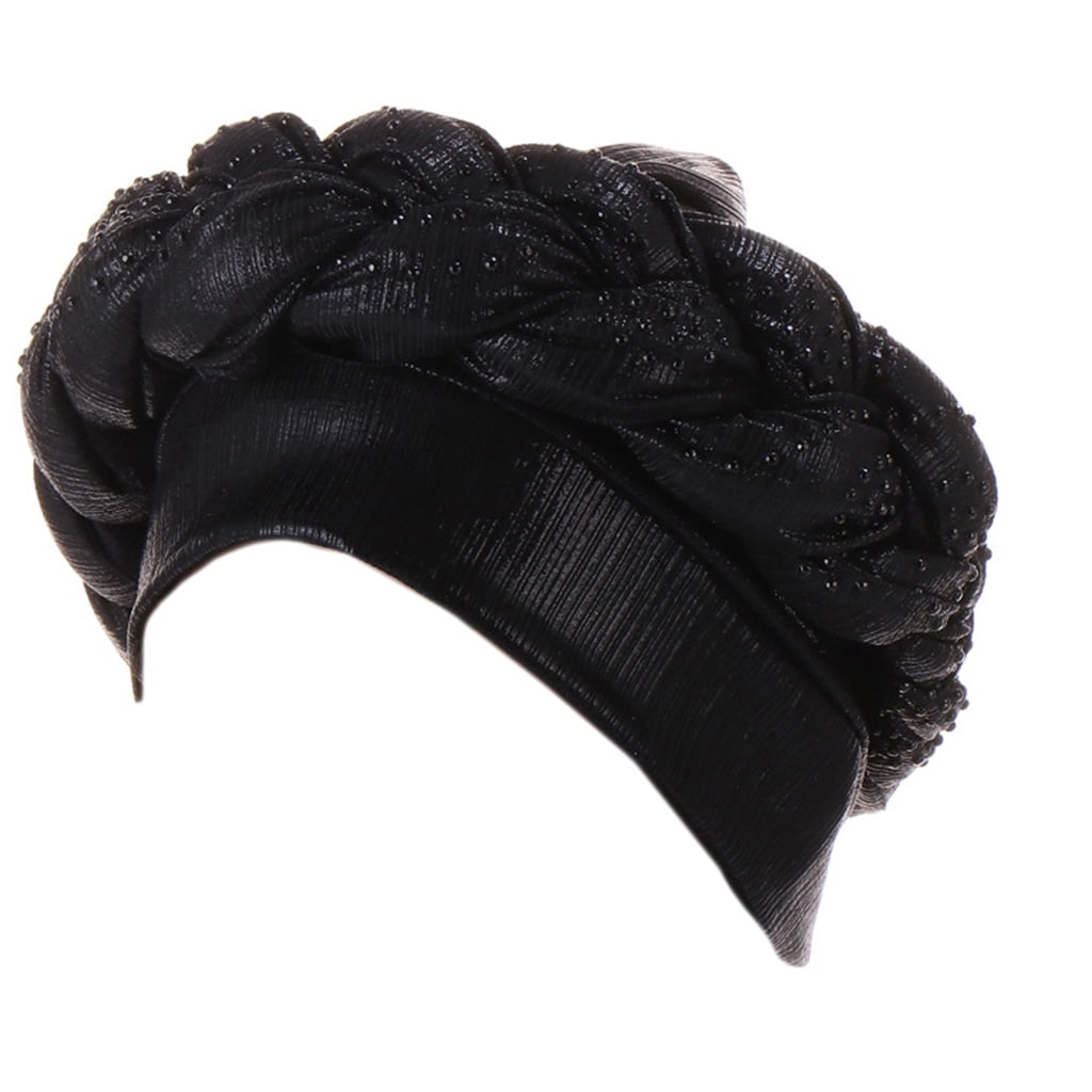 JUNTEX Shining Turban Hair Loss for Protection Cap Fine Crafted Bonnets ...