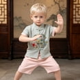 Linfrsh Toddler Boy Outfit Boys Tang Suit Jacket Chinese Traditional ...