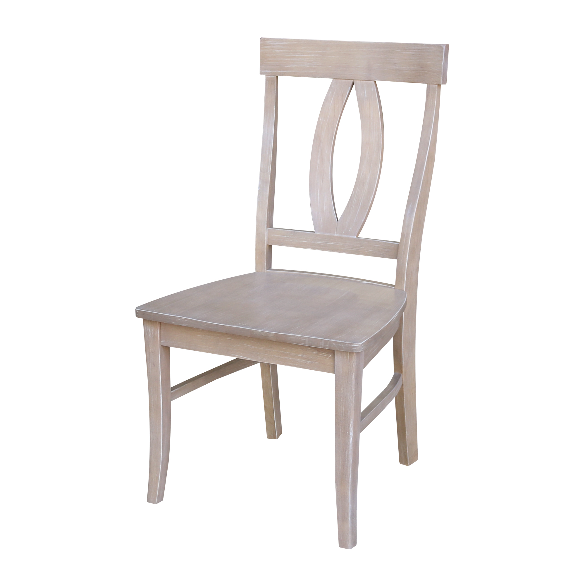 International Concepts Cosmo Chair with Washed Finish - Set of 2 ...