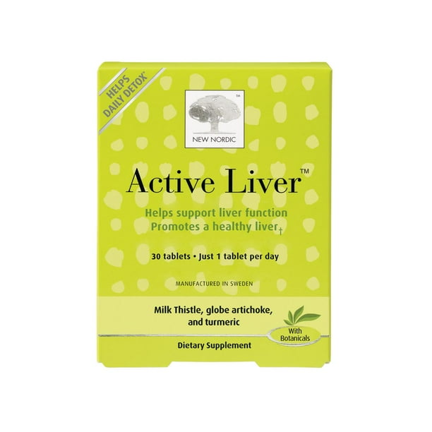 Active Liver, 30 Tablets, New Nordic - Walmart.com