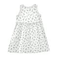 Girls Dress Leaves Sleeveless Dress for Girls Hem A-Line Casual ...