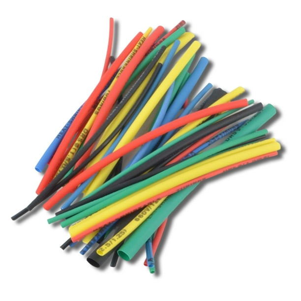 wolftale 100 Pieces Shrink Tube 100 mm Multicolored Shrinkable Tubes ...