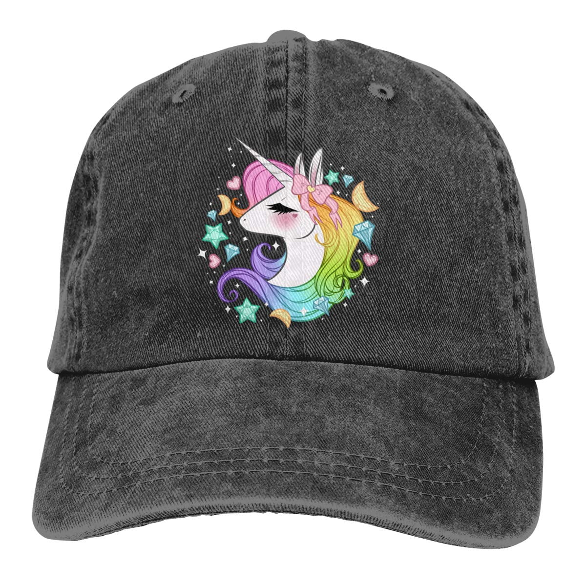 Girls' Adjustable Cute Unicorn Hats, Baseball Cap for 3-12 Years ...
