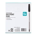 Pen+Gear Ballpoint Stick Pens, 1.0 mm, Black, 36 Count - Walmart.com