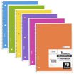 Mintra Office Colored Paper Bound Pastel College Ruled Spiral Notebooks ...