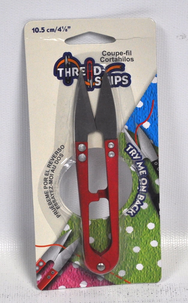 4.125 Inch Red Metal Thread Snips B4801 - Walmart.com