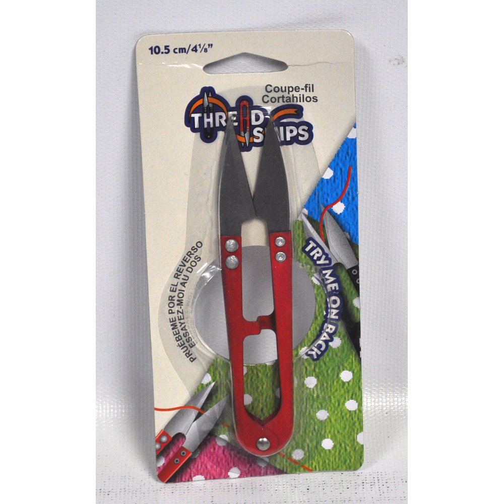 4.125 Inch Red Metal Thread Snips B4801 - Walmart.com - Walmart.com