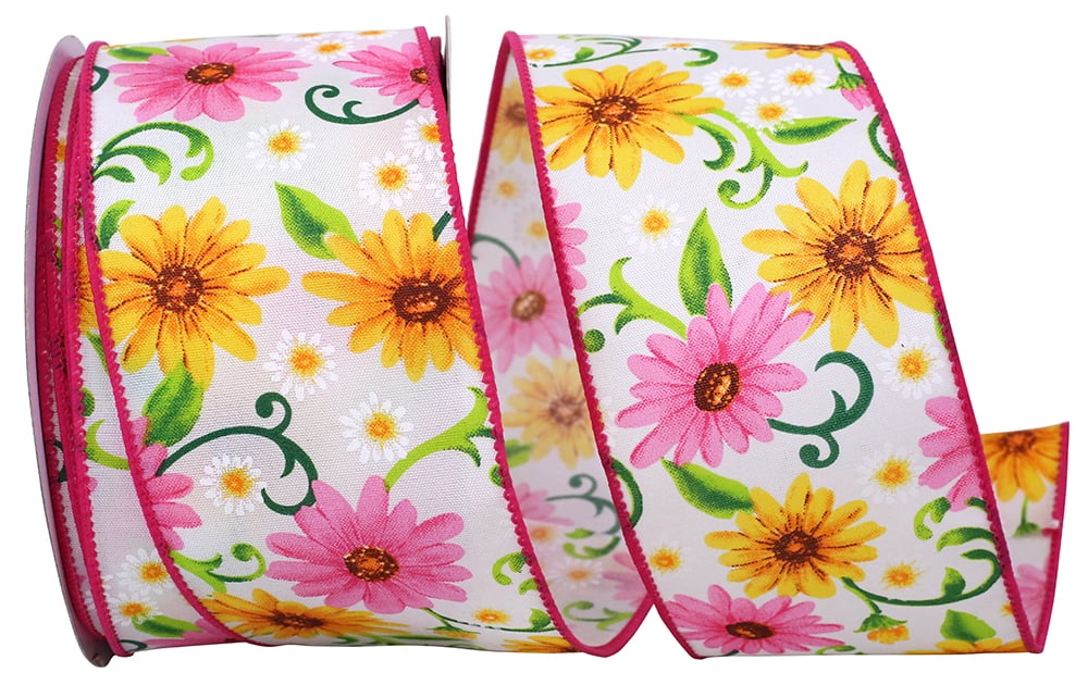 Reliant Ribbon - 93811W-061-40H, Ribbon, Pink, 2-1/2 Inch, 20 Yards ...