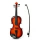 Toy Violin with 4 Adjustable Strings and Bow Realistic-Looking ...