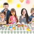 3 PCS Green Gingham Tablecloths, 54 X 108Inch Disposable Party Table ...
