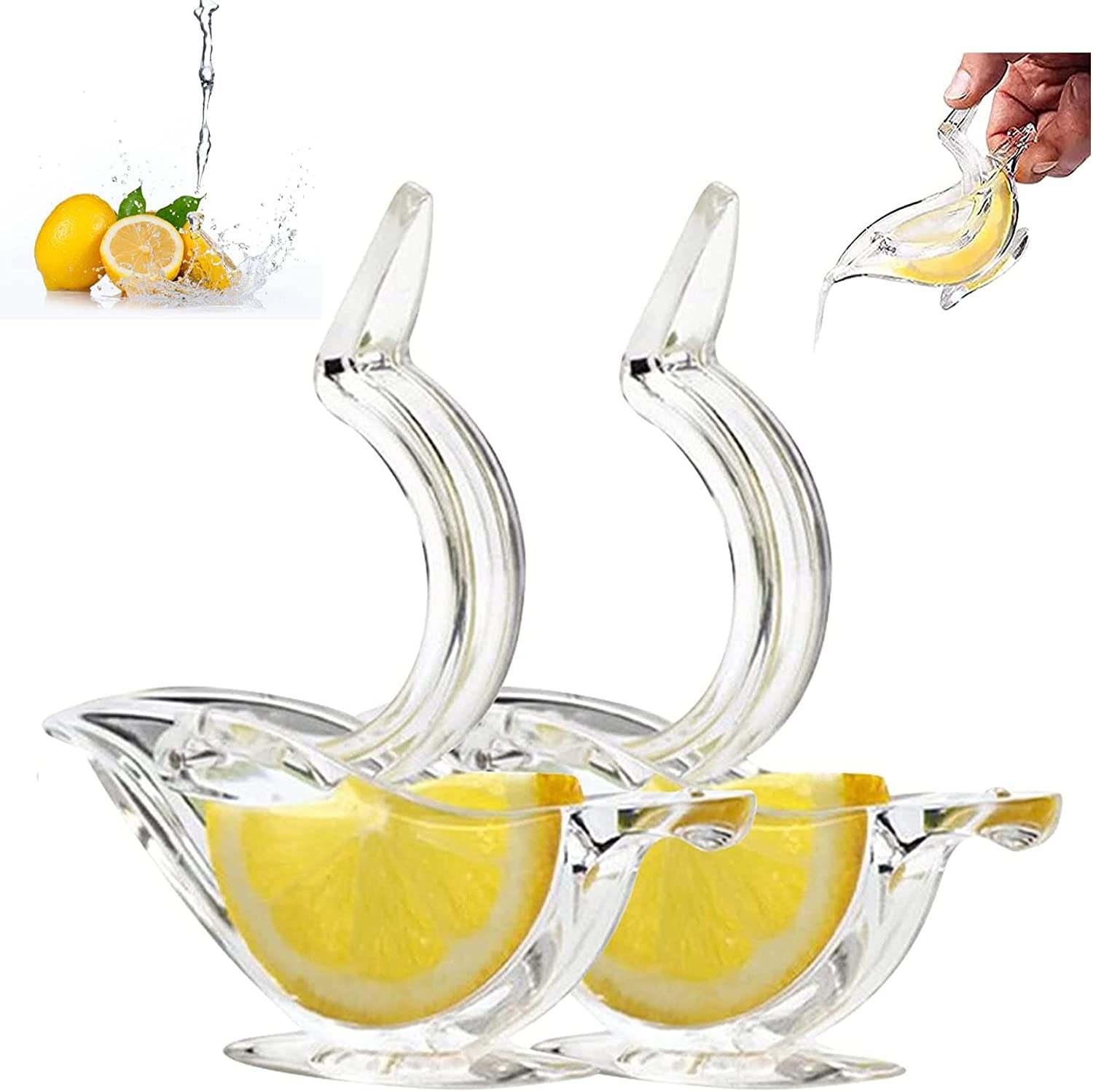 Bird Lemon Squeezer,Portable Clear Lemon Squeezer,Acrylic Manual Lemon ...