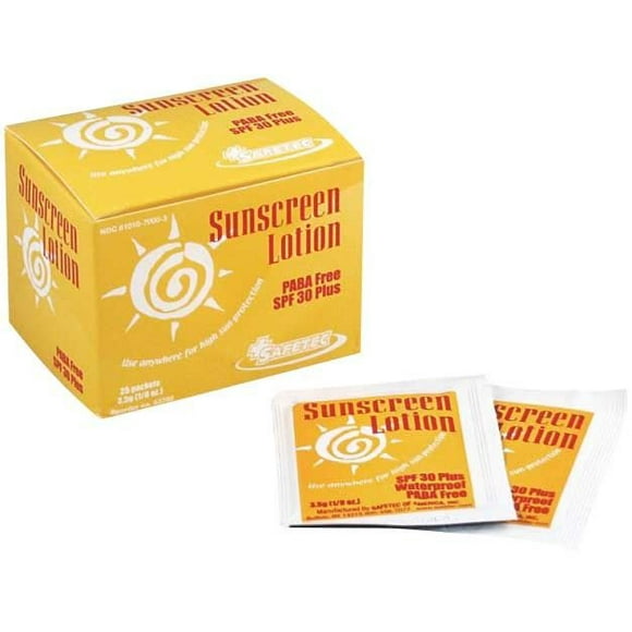 Sunscreen Packets