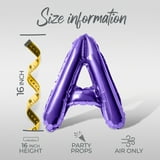 Letter Balloons - PARTY LIKE A LIBRA 16" Inch Alphabet Letters Foil ...