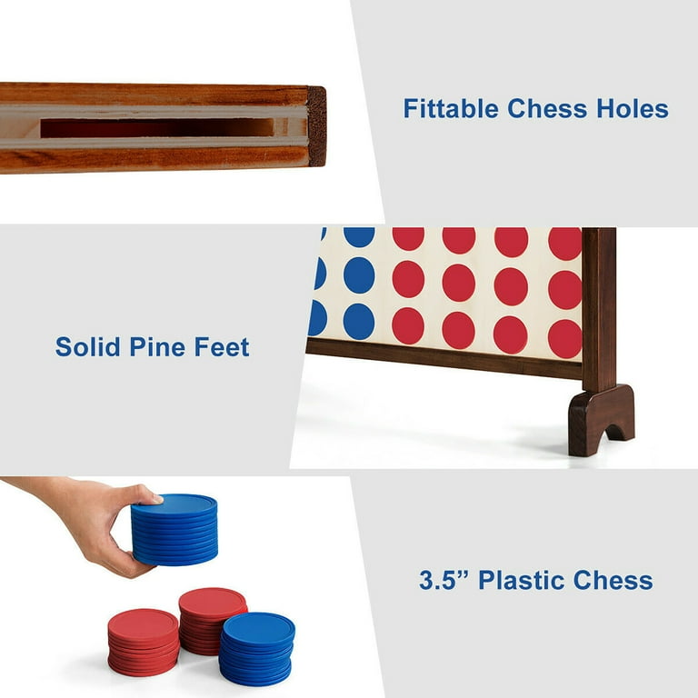 Giant Connect Four Wood