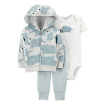 Carter's Child of Mine Baby Boy Cardigan Outfit Set, 3-Piece, Sizes Preemie-24 Months - Walmart.com