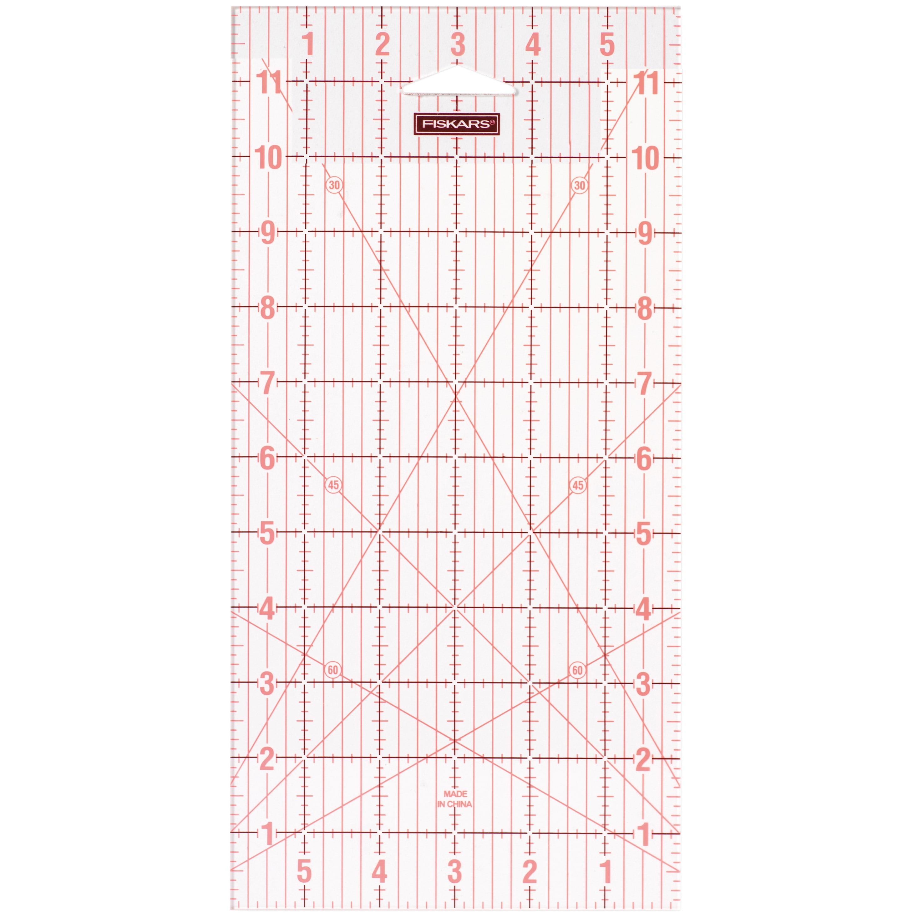 Fiskars 6 x 12in Acrylic Ruler - Walmart.com