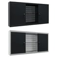 vidaXL Wall Mounted Tool Cabinet Tool Organizer with Shelves Tool ...
