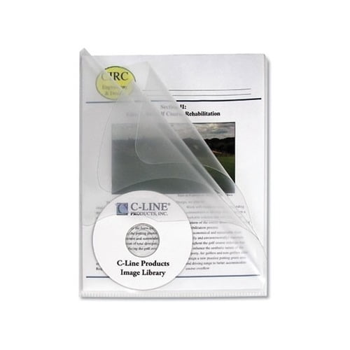 Multi-Section Project Folders w/ Clear Dividers 3-Sections, 1/3-Cut Tab ...
