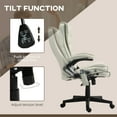 HOMCOM 6 Point Vibrating Massage Office Chair with Lumbar Heat ...