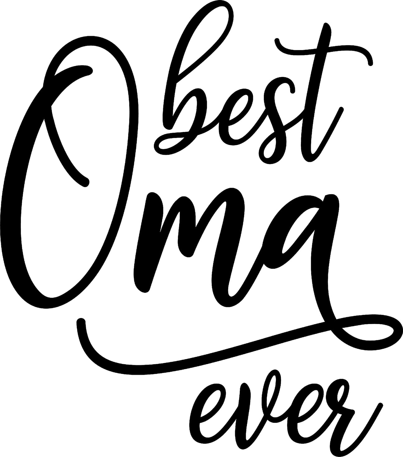 Best Oma Ever Dutch Grandma Wise Love Family Wall Decals for Walls Peel ...