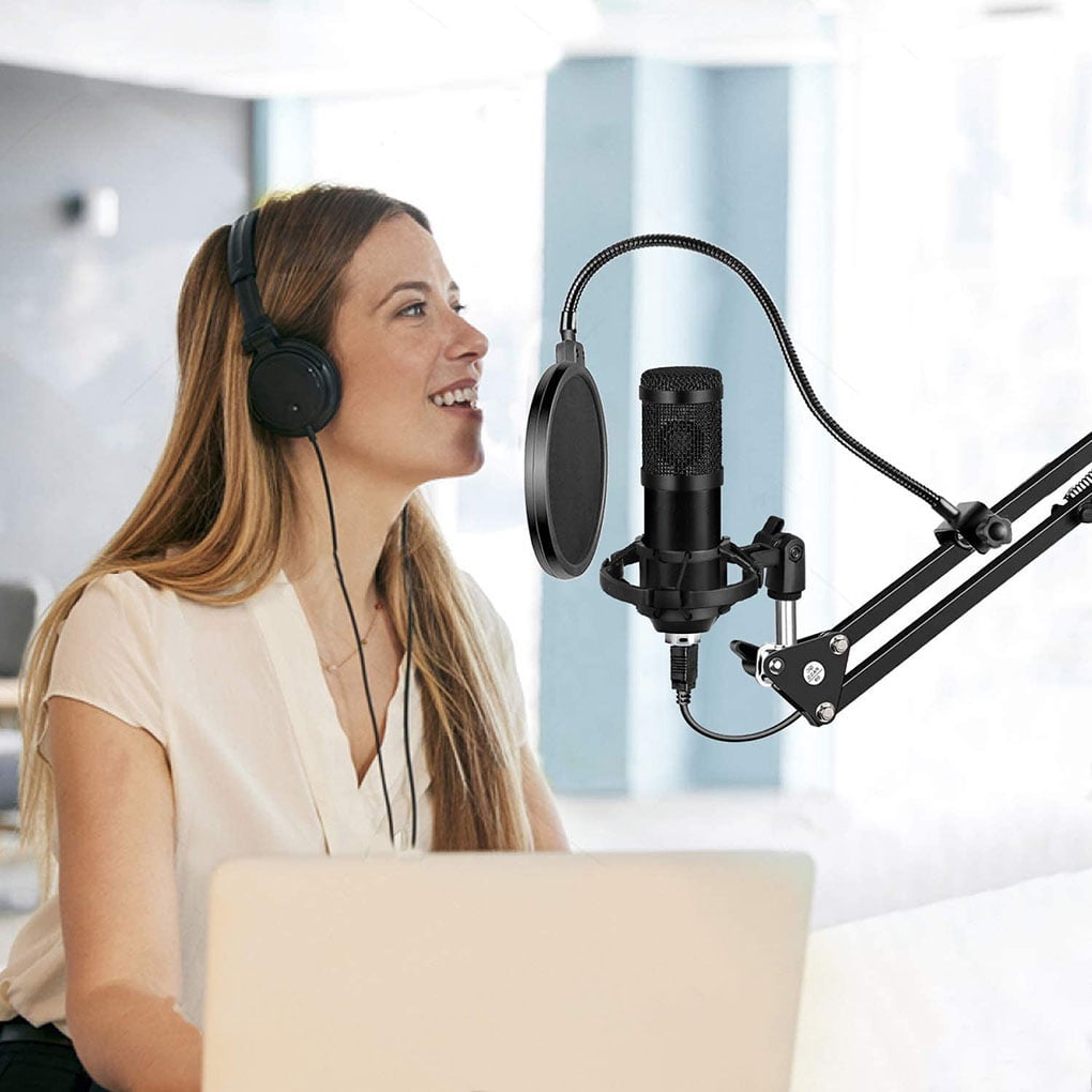 TureClos Condenser Microphone Kit with Double Layer Filter Adjustable ...