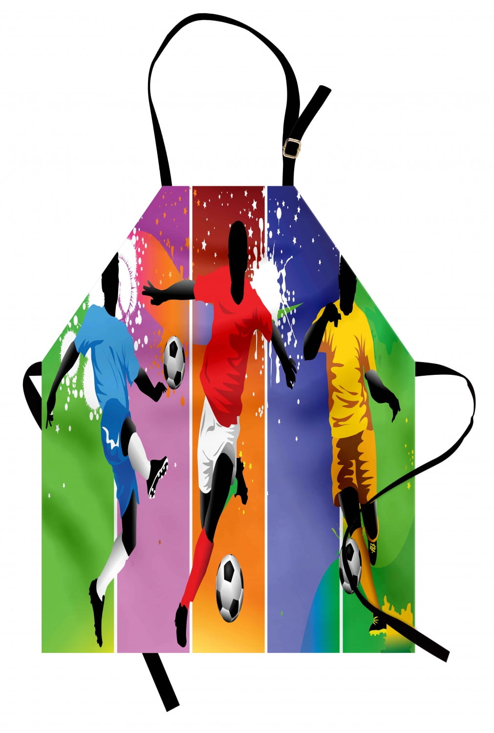 Soccer Apron Soccer Design Elements with Four Player Different Field ...