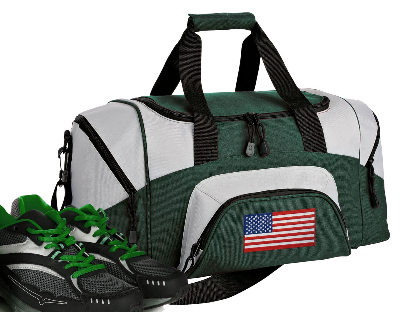 Small American Flag Duffel Bag or Small USA Flag Gym Bag - Walmart.com