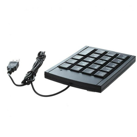 USB Numeric Keypad Portable Slim Mini Number Pad for Laptop Desktop ...