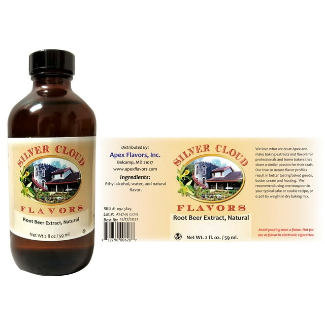 Root Beer Extract, Natural - 2 fl. oz. glass bottle - Walmart.com