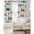Cartoon Truck Blackout Curtains for Bedroom Living Room Darkening ...