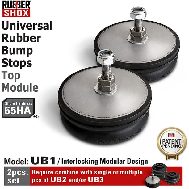 RubberShox Modular Universal Rubber Front Rear Bump Stop for Truck and ...