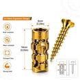 60 Sets 6×14mm Short Expansion Screw Set for Cabinet Hinge Repair ...