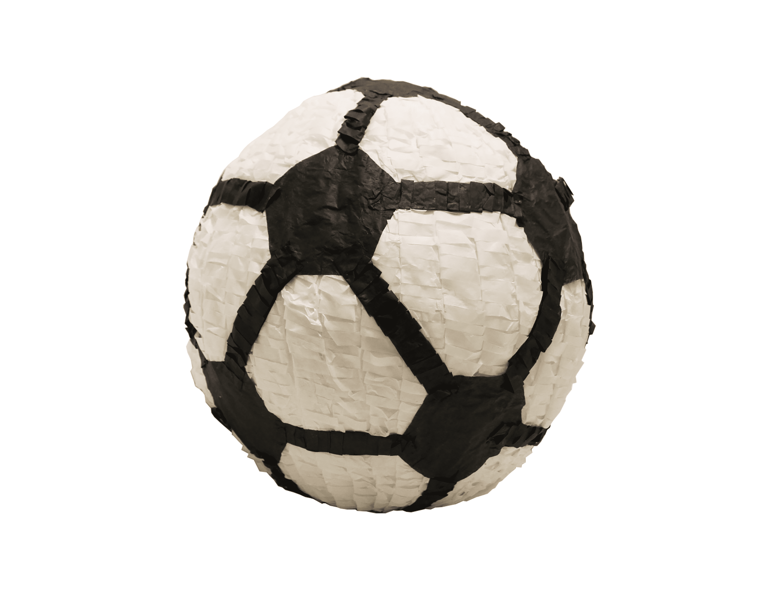 3D Soccerball Pinata, Handcrafted Party Pinata, 12′ x 12′ x 12′ Sphere